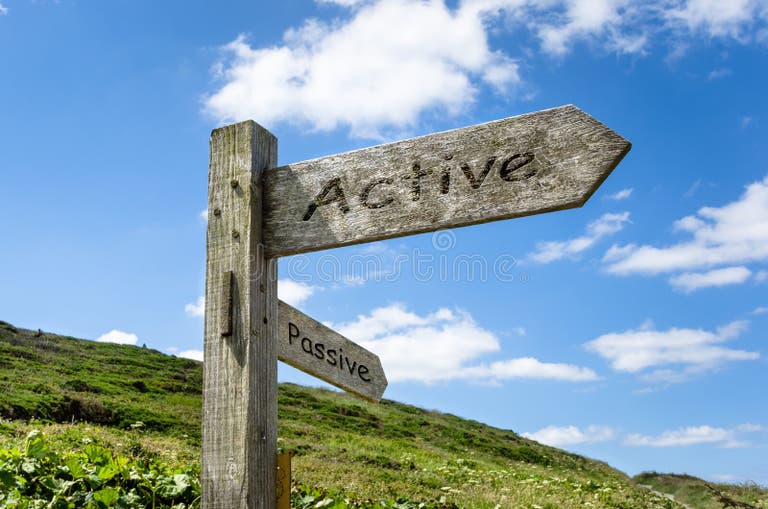 Active or Passive stock image. Image of passive, nature - 59304083