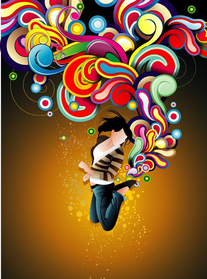 Active people vector stock vector. Illustration of happiness - 4860522