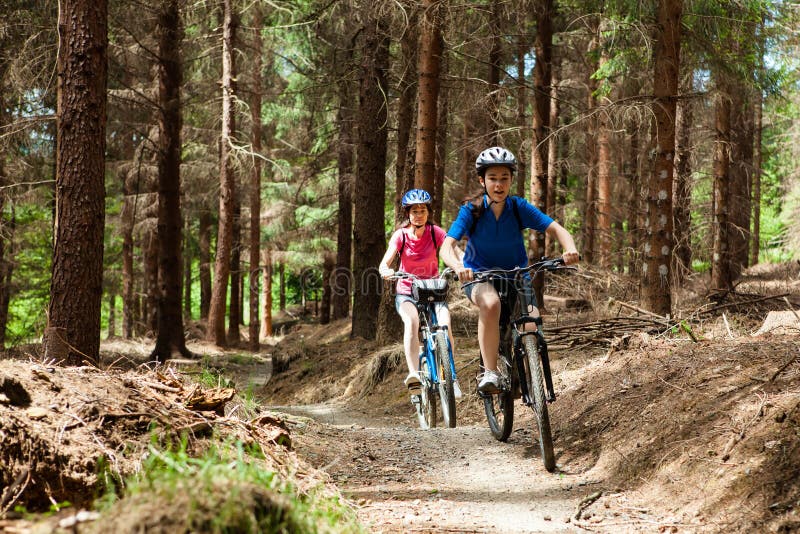 Active people biking stock image. Image of daughter, girls - 28562259