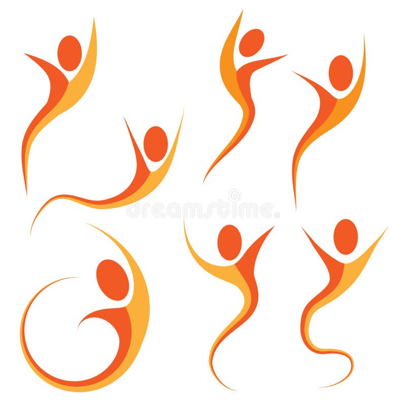 Active people logo vector stock vector. Illustration of business - 89623902