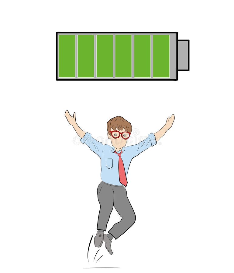 Cartoon Boy Rested in Night Field and Hills Stock Vector - Illustration ...