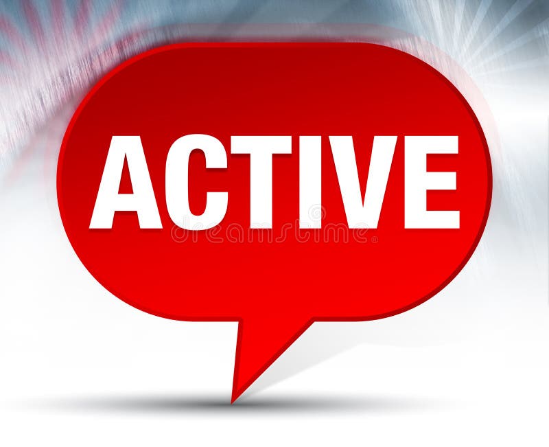 Active Red Bubble Background Stock Illustration - Illustration of busy ...