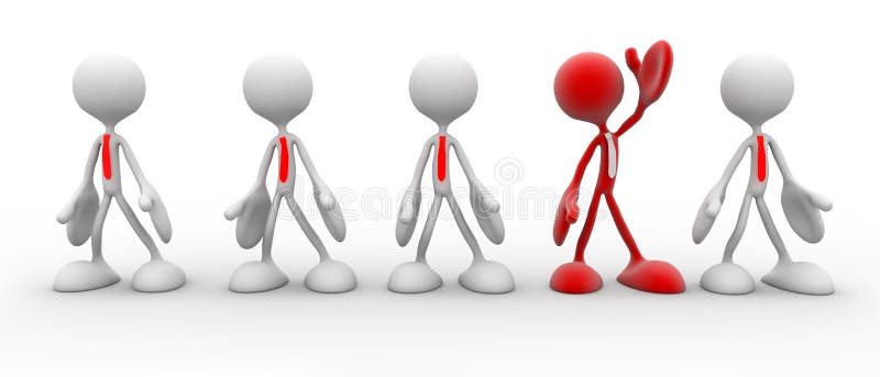 Active red character stock illustration. Illustration of background ...