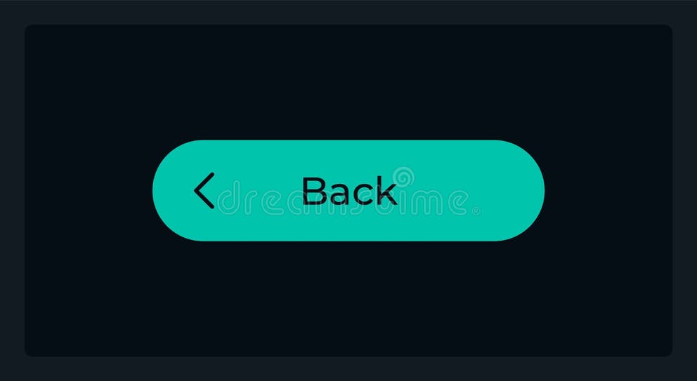 Active Return Button UI Element Template Stock Vector - Illustration of sign, back: 263986704