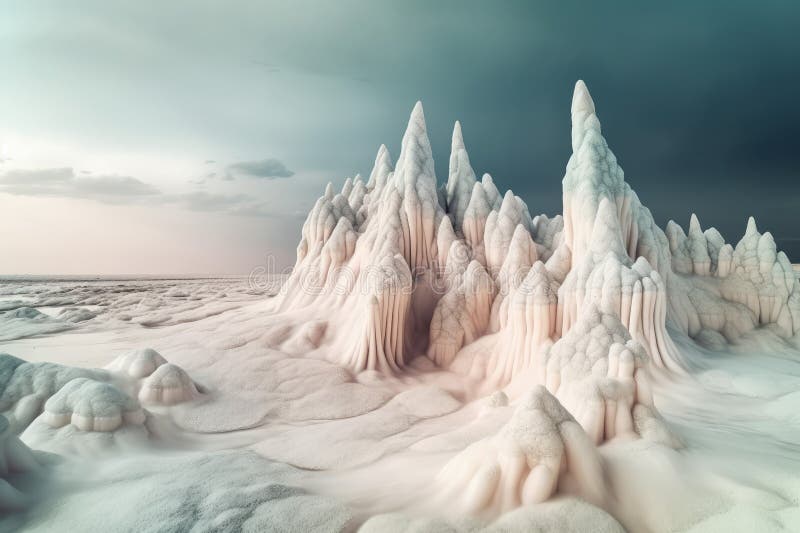 Active Salt Structures. Generate Ai Stock Illustration - Illustration ...