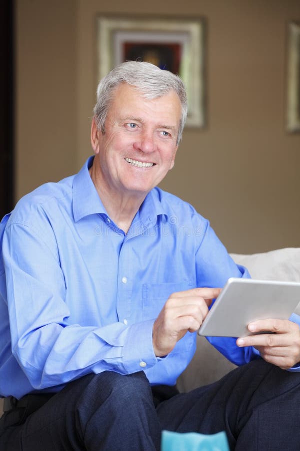 Active Senior Man with Tablet Stock Photo - Image of book, casual: 55189852 Active Senior Man with Tablet Stock Photo - Image of book, casual: 55189852
