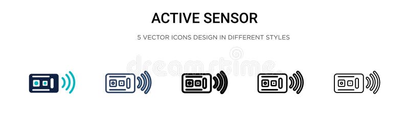 Active Sensor Isolated Icon. Simple Element Illustration from General-1 ...