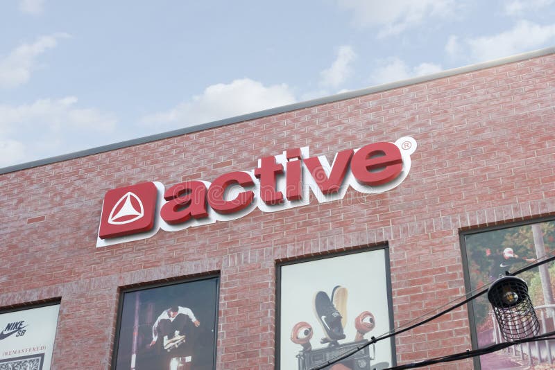 Active Skate Shop Store Sign Editorial Photography - Image of money ...