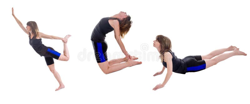 Active Slim Woman Exercising Stock Photo - Image of aerobics, active ...