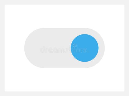 Active Toggle Button UI Element Template Stock Vector - Illustration of toggle, template: 264139763