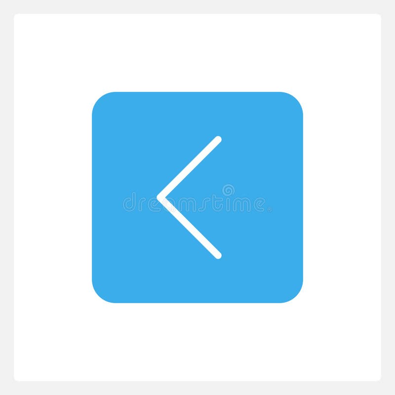 Active Undo Action Button Ui Element Template Stock Vector Illustration Of Website Arrow