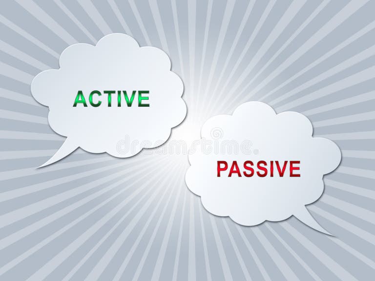 Active Passive Voice Stock Illustrations – 14 Active Passive Voice ...