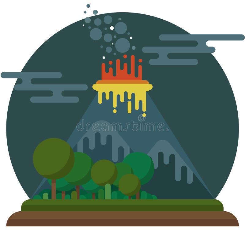 Volcano Frame Stock Illustrations – 760 Volcano Frame Stock ...