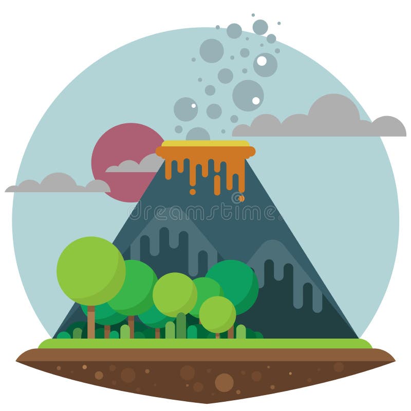 Volcano Frame Stock Illustrations – 414 Volcano Frame Stock ...