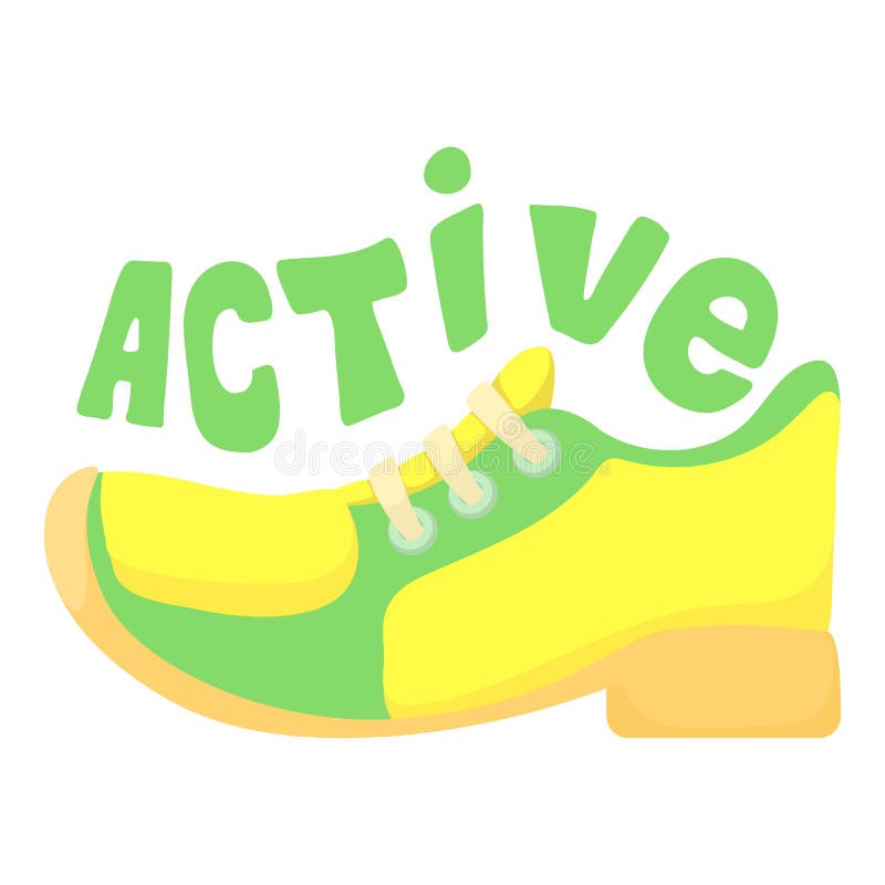 Active Walking Icon, Cartoon Style Stock Vector - Illustration of ...