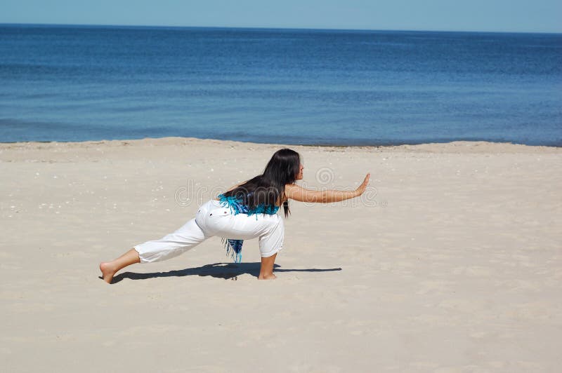 Active woman stock image. Image of beauty, health, meditation - 5353193