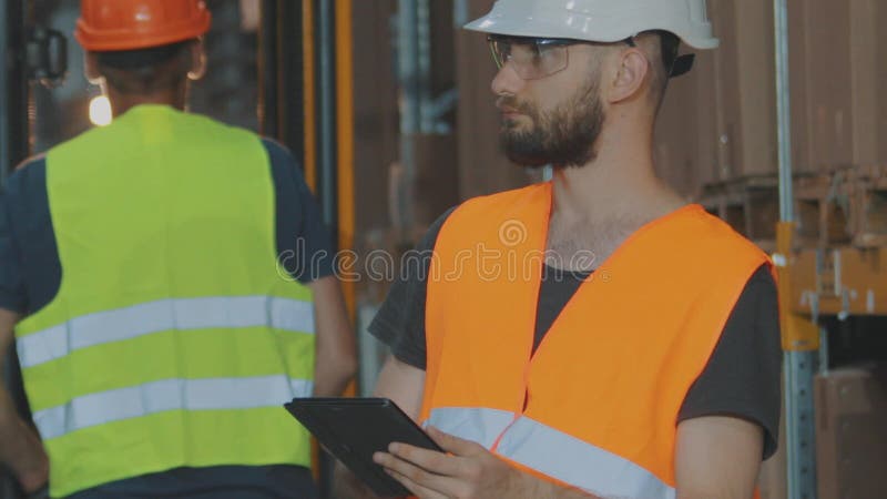 Active Work in a Warehouse. the Warehouse of a Modern Factory Stock ...