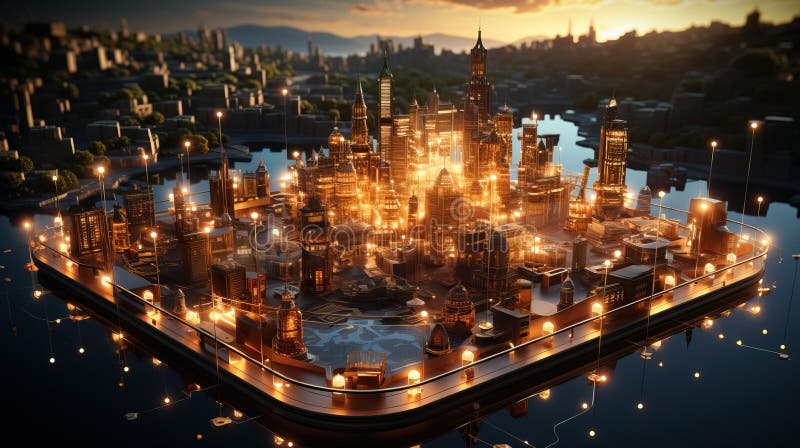 Active World Trade, World Market. Global Electronics Market, Shining ...