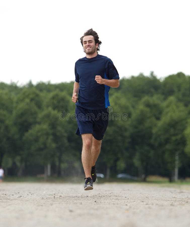 Active young man stock image. Image of green, full, body - 42922805