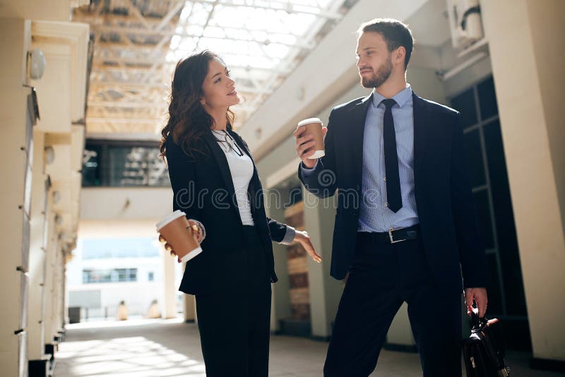 Active Young Office Worker Sharing with Creative Plans Stock Photo ...