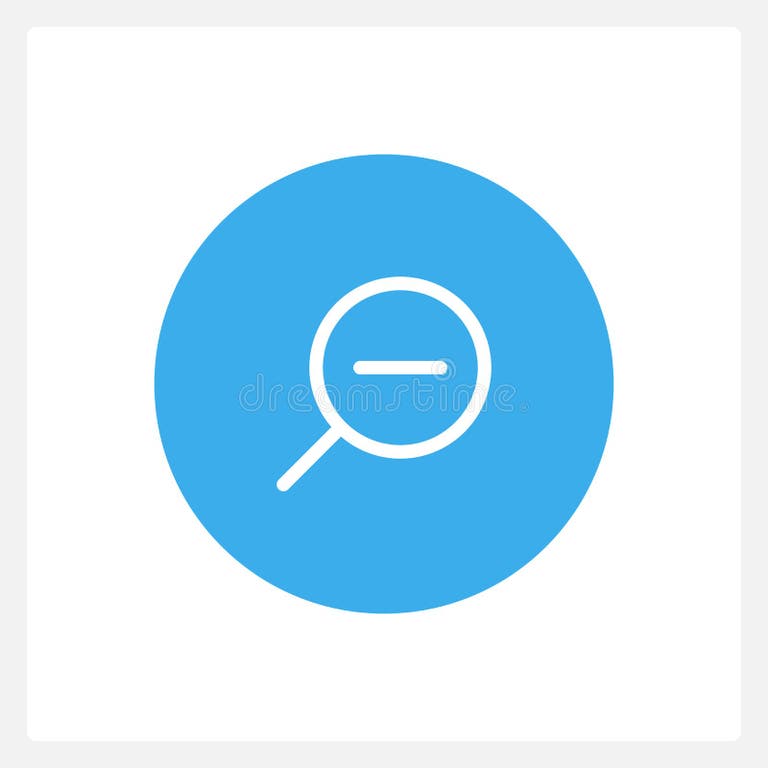 Active Zoom Out Button UI Element Template Stock Vector - Illustration of loupe, chart: 264139934