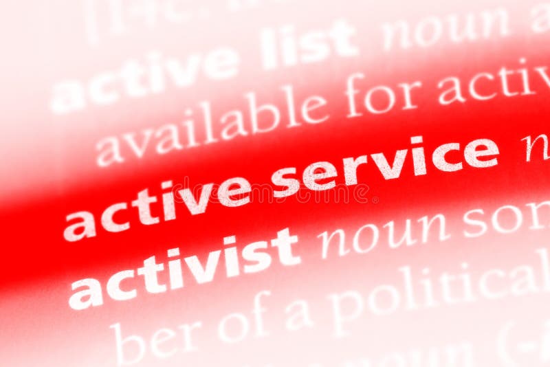 Activeservice stock photo. Image of service, printed - 114412040