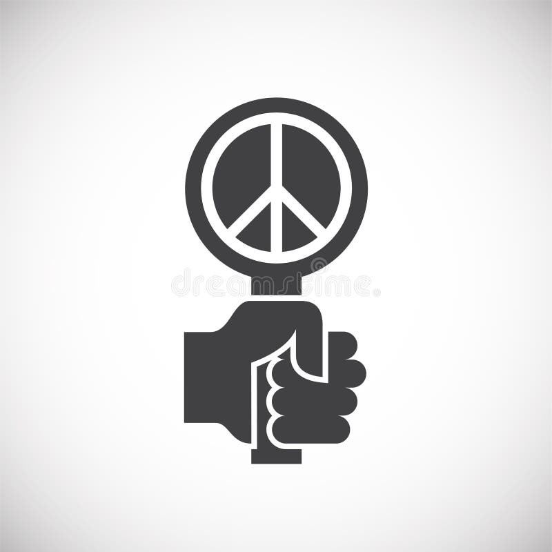 Activism Related Icon on Background for Graphic and Web Design ...