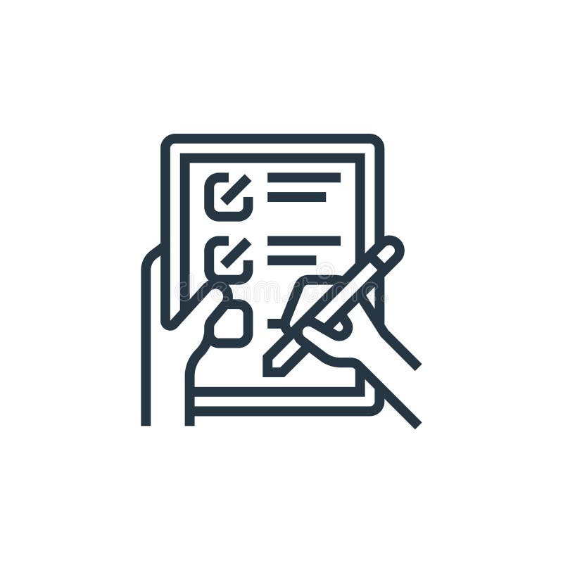 Activities Icon Vector from Business Model Canvas Concept. Thin Line ...