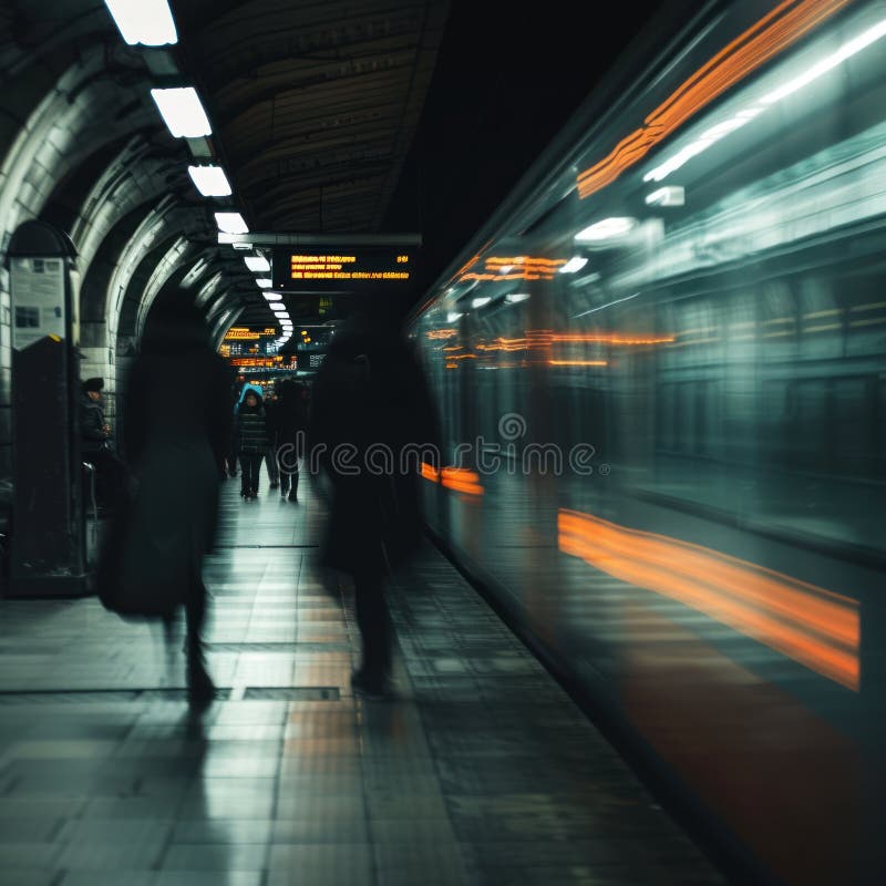 The Activities of Passengers and Visitors at the Train Station with ...