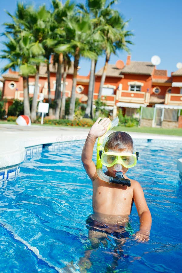 Activities on the pool stock photo. Image of play, child - 33352136