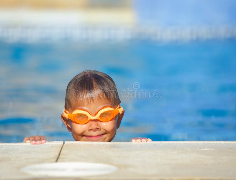 Activities on the pool stock image. Image of blue, person - 36077545