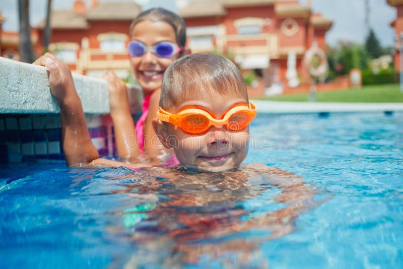 Activities on the pool stock photo. Image of happiness - 36419494