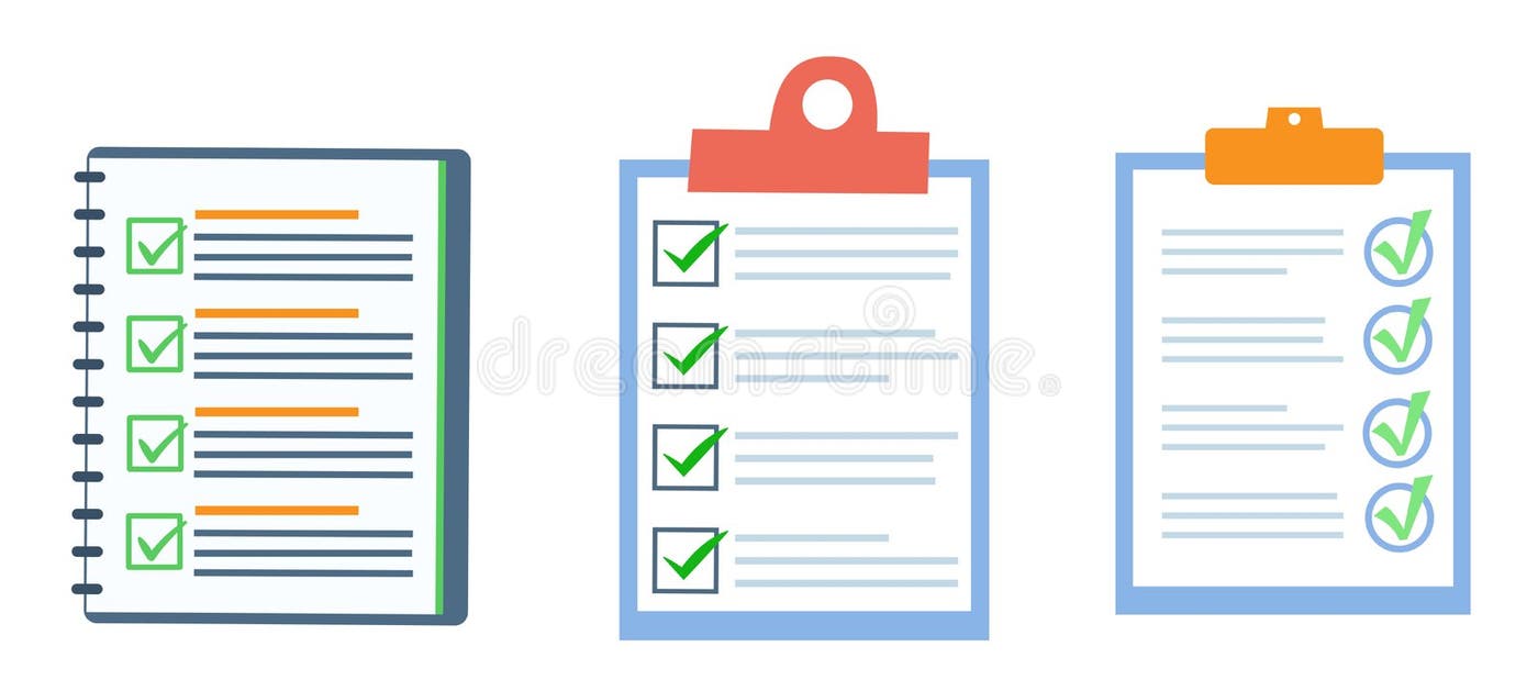 Check Box Note Pad Stock Illustrations – 1,660 Check Box Note Pad Stock ...