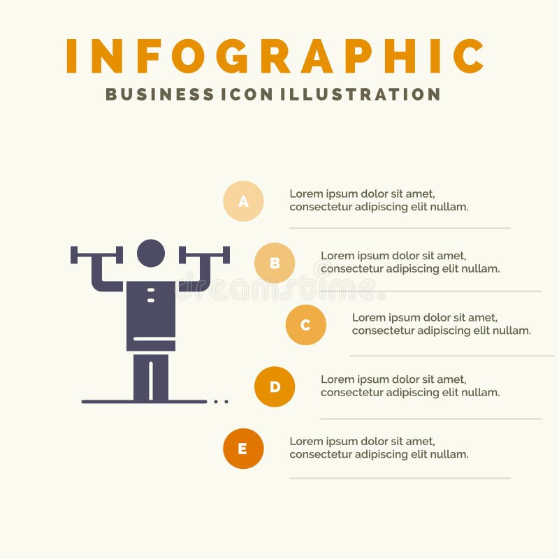 Activity, Discipline, Human, Physical, Strength Solid Icon Infographics ...