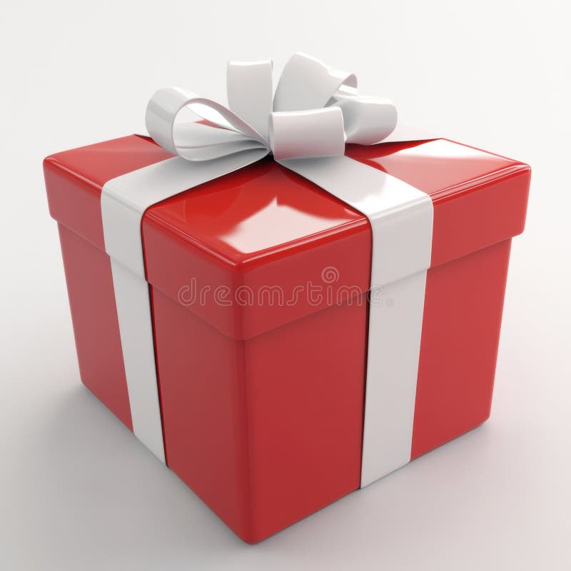 Activity Gift Blessing Souvenir Gift Box 3D Stock Illustration ...