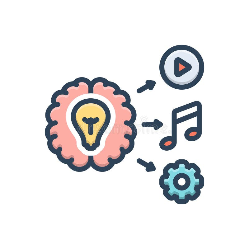 Color Illustration Icon for Activity, Action and Innovation Stock ...