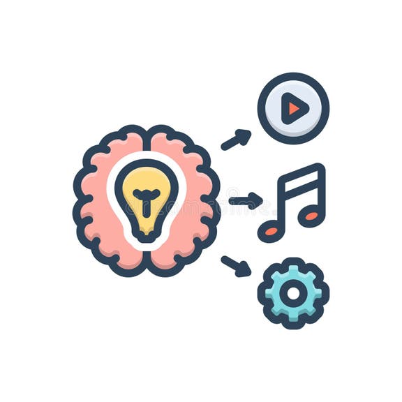 Color Illustration Icon for Activity, Action and Innovation Stock ...