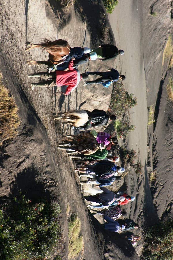 Activity in Mount Bromo editorial photo. Image of beautiful - 40064601