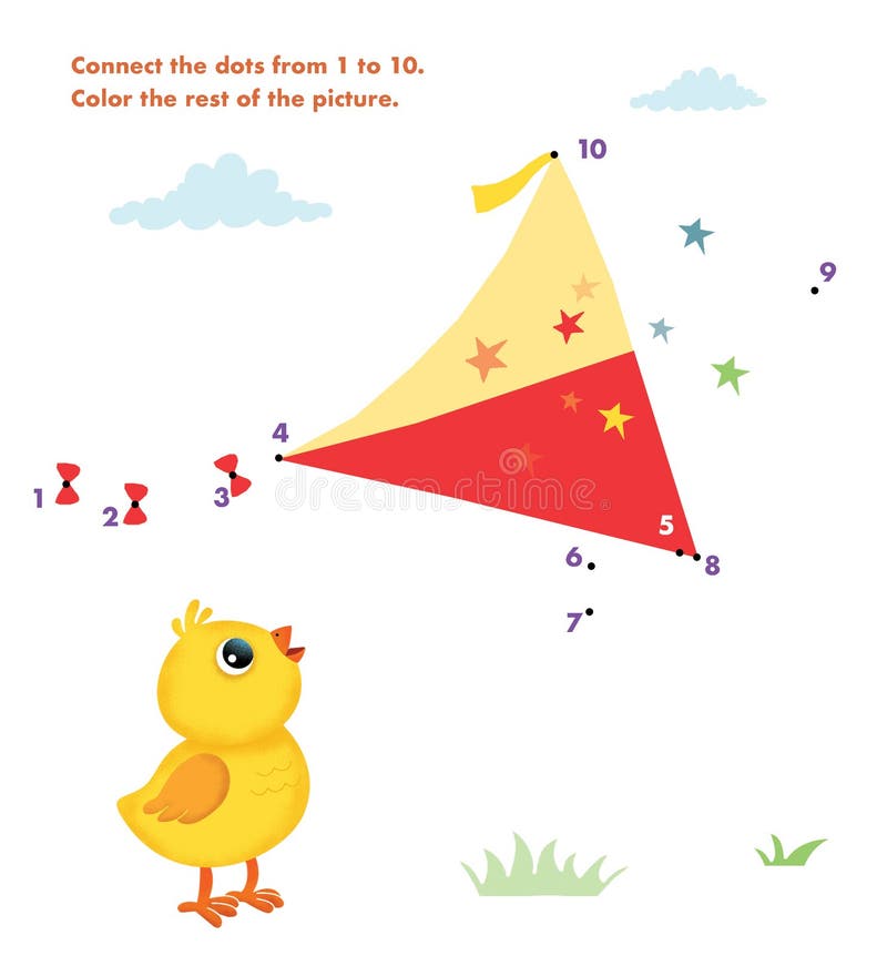 Kite Connect Dots Stock Illustrations – 44 Kite Connect Dots Stock ...