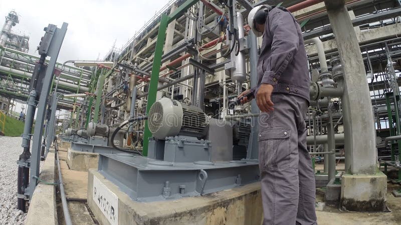 Man Working in Electrical Substation Room Stock Footage - Video of ...