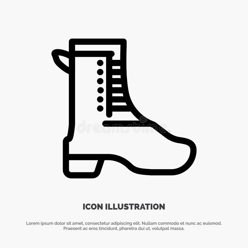 Activity, Running, Shoe, Spring Line Icon Vector Stock Vector ...
