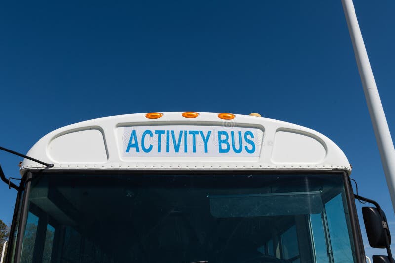 Activity School Bus stock image. Image of vehicle, commute - 293215467