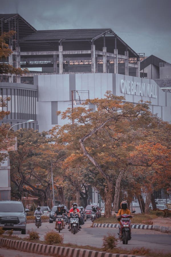 Daily Activity on the Street of Batam Centre City Editorial Stock Image ...