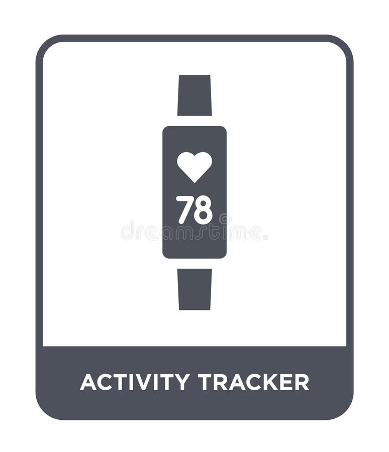 Fitness Tracker Icon in Trendy Design Style. Fitness Tracker Icon ...