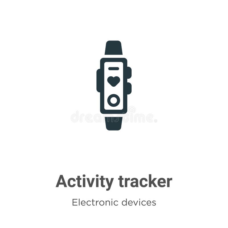 Activity Tracker Icon in Filled, Thin Line, Outline and Stroke Style ...