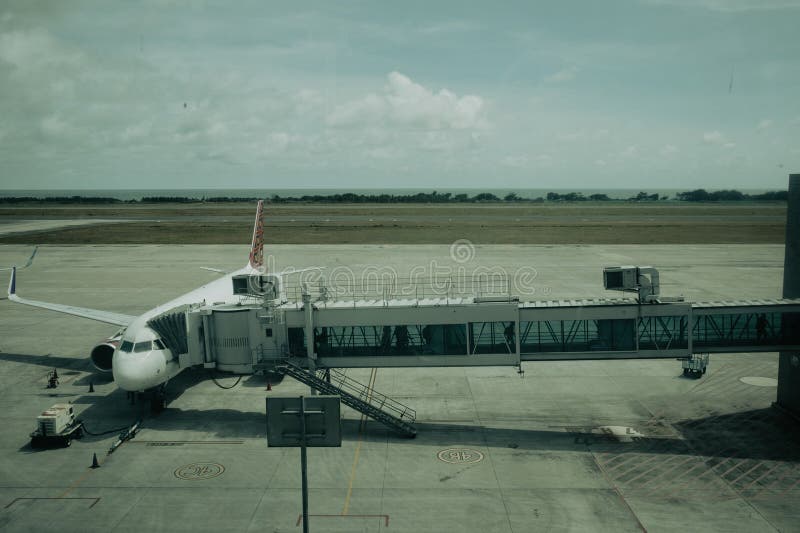 Process of Passenger Transporting in To the Plane in Kulon Progo ...