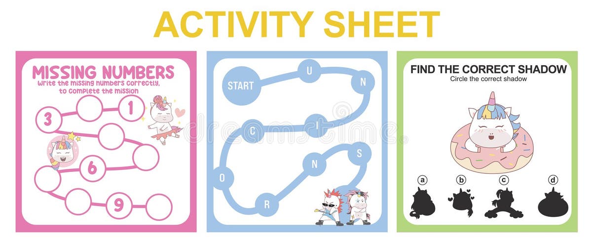 Numbers Worksheet Shadow Stock Illustrations – 66 Numbers Worksheet ...