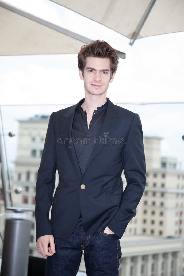 Actor Andrew Garfield editorial photography. Image of fortune - 26299277