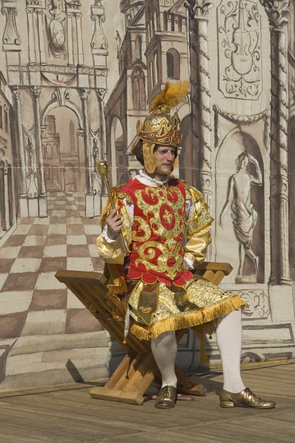 Actor of medieval theater editorial photo. Image of show - 15038866