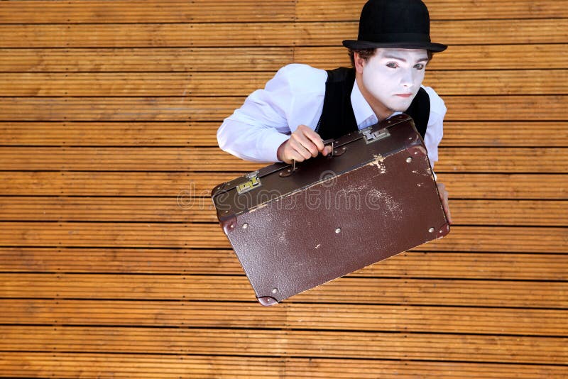 Actor playing a pantomime stock photo. Image of crisis - 9218194